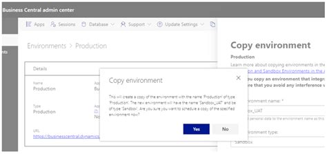 Copy Data From Production To Sandbox In D365 Bc Saas Version
