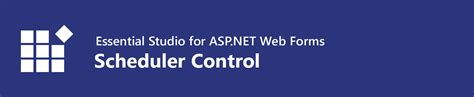 Aspnet Scheduler Syncfusion Aspnet Web Forms Ui Controls Visual