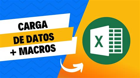 Carga De Datos Macros Exceltips Youtube