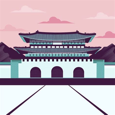 서울 남산타워 밤풍경 일러스트 Ai 다운로드 어반브러시 프로