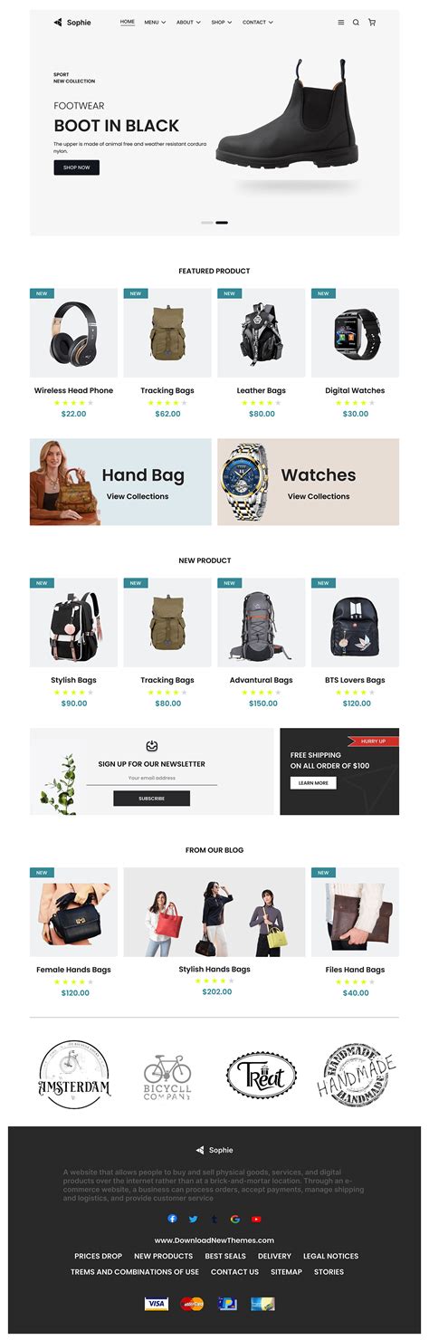 Ecommerce Landing Page Templates Design On Behance