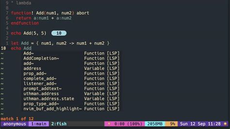 Vimscript Tutorial Function Lambda Expression Youtube