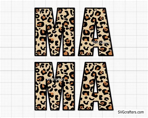 Leopard Mama Svg Leopard Print Svg Mama Leopard Png Mom Etsy