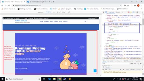 Css How To Change Container Class To Container Fluid Class In Wordpress Stack Overflow