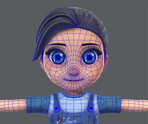 Mädchen 3d Modell V001 3d Modell 45 Fbx Ma Obj Unknown 3ds Dae