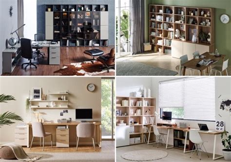 한샘 조합 가능합 모듈형 책장과 책상 출시 한국경제