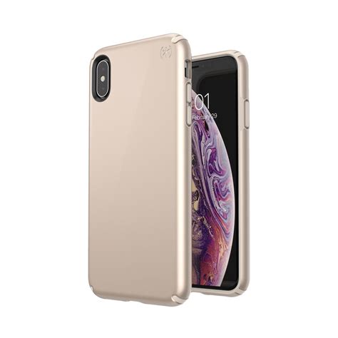 Best Buy Speck Presidio Metallic Case For Apple Iphone Xs Max Nude Gold Nude Gold Metallic