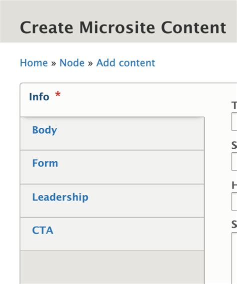 ITC Adding Content Pages Subpages ACI