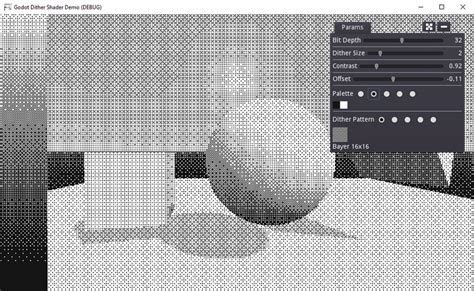 Godot Dither Shader By Sambigos