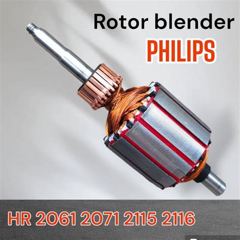 Jual As Rotor Dinamo Blender Philips Hr 2115 2116 2061 2071 Original