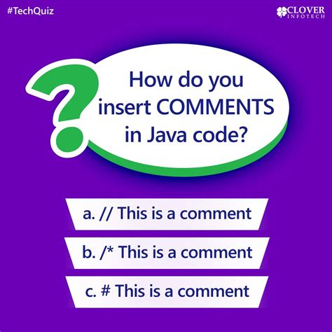 Clover Infotech On Linkedin Quiztime Javadevelopers Quiz Techquiz