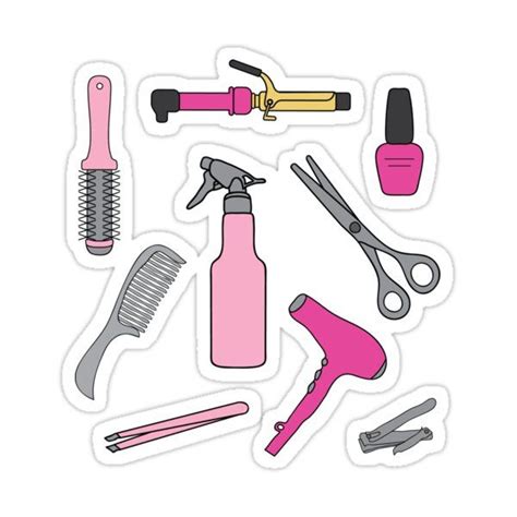 Hair Supplies Clip Art