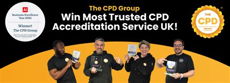 The Cpd Group Wins Most Trusted Accreditation Service Award