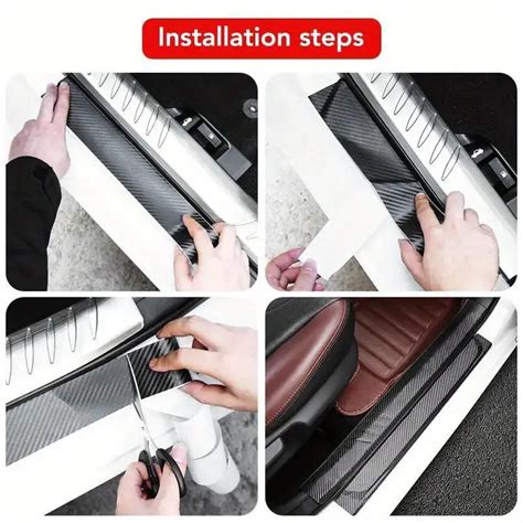 이 1롤 자동차 도어 씰 방지 스테핑 스티커로 자동차의 외관과 보호 기능을 업그레이드하세요 Temu Republic Of Korea
