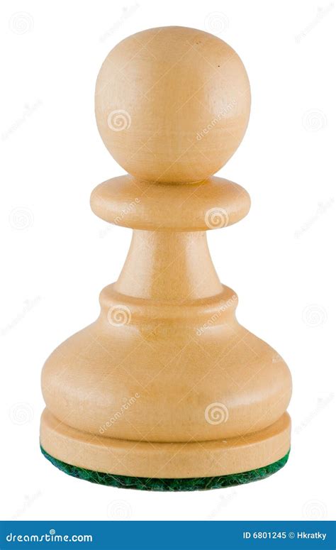 Chess Piece White Pawn Stock Image Image Of Chess Game 6801245