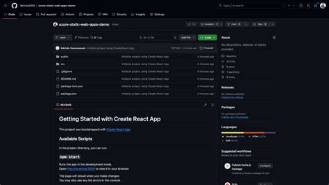 How To Deploy React App On Azure Static Web Apps Dev Community