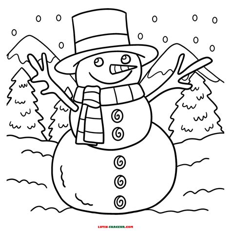 Comment Dessiner Un Bonhomme De Neige