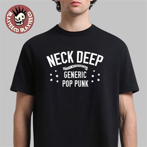 Neck Deep Lnotgy 10 Year Merch Collection Generic Pop Punk Logo T Shirt