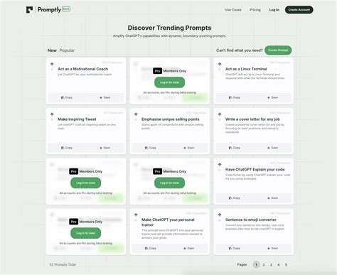i created a webapp to share save and create prompts it s free during beta testing r