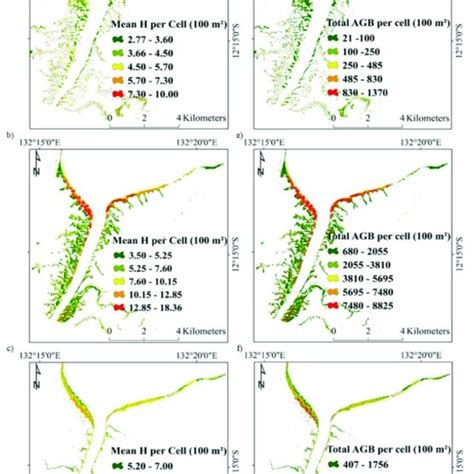 Modelled Average Height H M Per Cell 100 M 2 For A A Marina Download Scientific