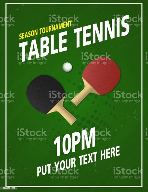 탁구 또는 탁구 토너먼트 포스터 또는 배너 벡터 템플릿 디자인 Eps10 0명에 대한 스톡 벡터 아트 및 기타 이미지 0명 Championship 가방 Istock