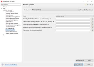 TMS C Problem Building Release Version Of Project Using CCS That Was Originally Built