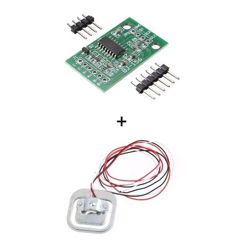 Kit Módulo Hx711 Adc 24 Bits Célula De Carga Peso 50kg Outros Casa Da Robótica Loja