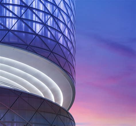 Stairs Spiral Around The Perimeter Of Atahs Glazed Heli Stage Art Space