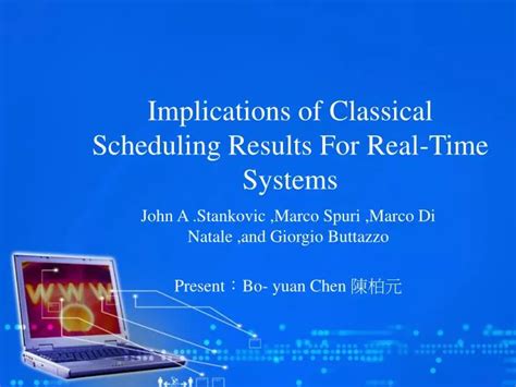 ppt implications of classical scheduling results for real time