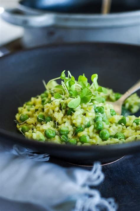 Spring Pea Risotto Happy Muncher