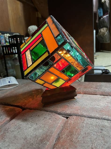 Stained Glass Rubiks Cube