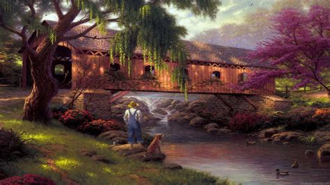 Thomas Kinkade Wallpapers 4k Hd Backgrounds On Wallpaperbat
