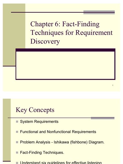 Chapter 6 Fact Finding Techniques Sampling Statistics Sample Size Determination