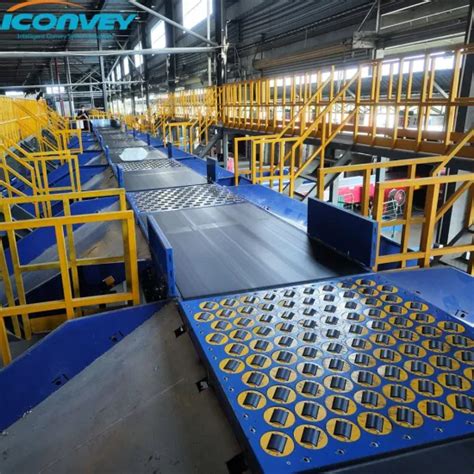 Iconvey Belt Conveyor Sorter Parcel Sorting System Parcel Sorting