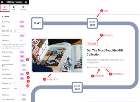 How To Use Oras Timeline Widget By Ultimate Post Kit