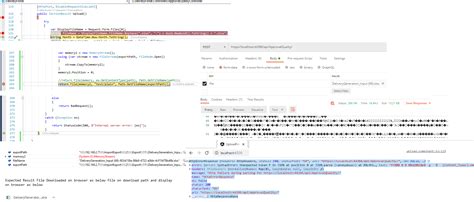 Javascript Error Failure During Parsing When Handle Response Create Excel File