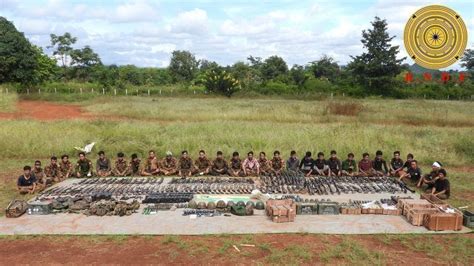 အုတ်ဖို ခမရ ၆ က စစ်သား ၃၂ ဦး ကရင်နီတွင် လက်နက်ချသည့်ရုပ်သံ Kndf ထုတ်ပြန