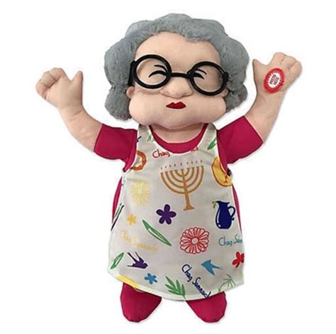 My Yiddishe Bubbie Chag Sameach Apron Toy Vey Toys
