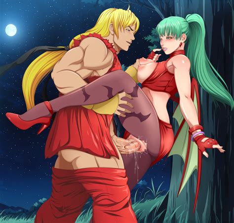 Lady Fantasma Ken Masters Morrigan Aensland Capcom Capcom Vs Snk 2 Darkstalkers Marvel Vs