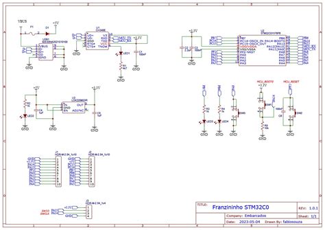 Franzininho C0 Nova Placa Brasileira Baseada No Stm32c0