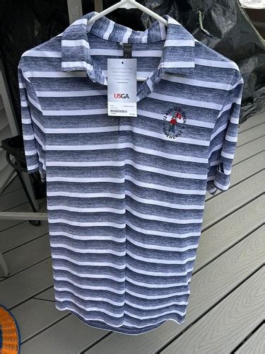 Adidas 124th Us Open Pinehurst2 Polo Golf Shirt Mens Size Small New