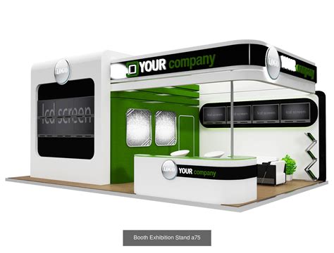 Booth Exhibition Stand G20 3d Model Collection Cgtrader