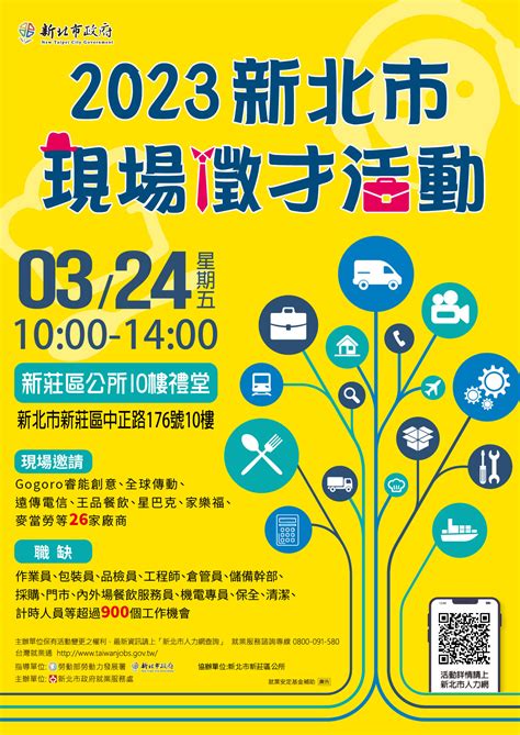 徵才 2023新北市現場徵才活動（新莊）