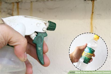 Ways To Remove Rust From Cement WikiHow