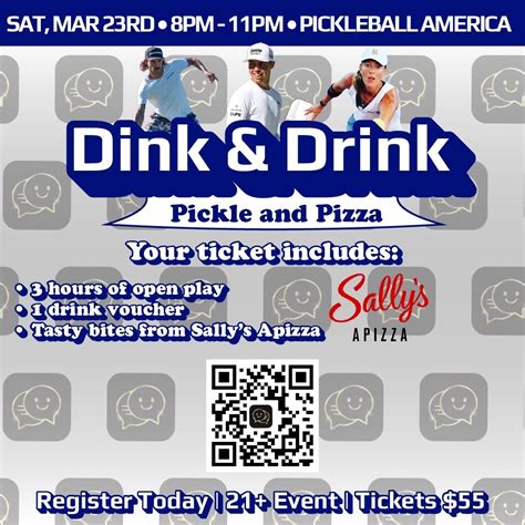 Mar 23 Dink And Drink Pickle And Sallys Apizza Singles Event Stamford Ct Patch