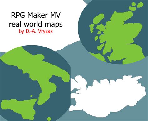 RPG Maker Map Pack RPG Maker MV Real World Maps By DimosAdonis