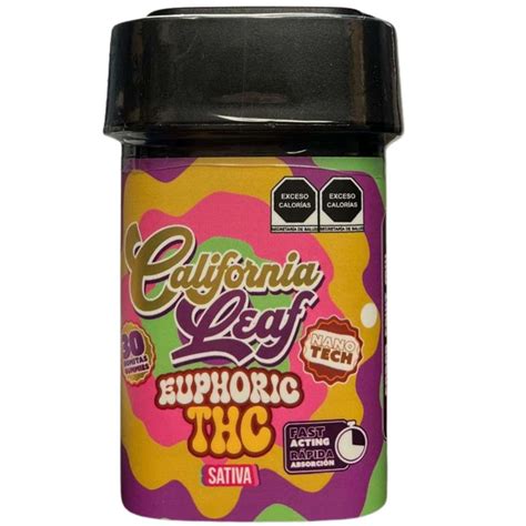 California Leaf Gomitas Euphoric Delta 9 Thc Tryp Cannabis Thc
