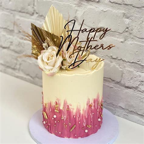 Oh Sugar Custom Cake Design For Mothers Day Elegant Mothers Day