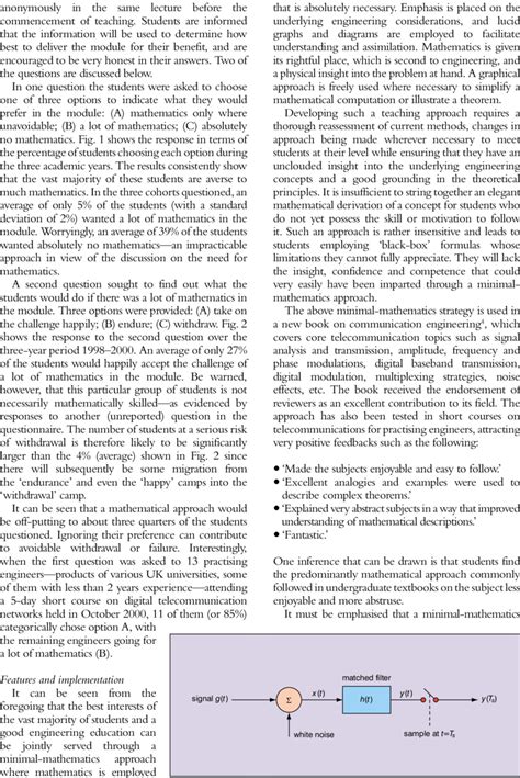 Signal Detection In Noise Engineering Science And Education Journal Download Scientific Diagram