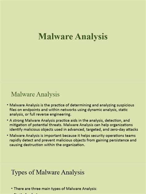 Malware And Network Analysis Pdf Malware Computer Network